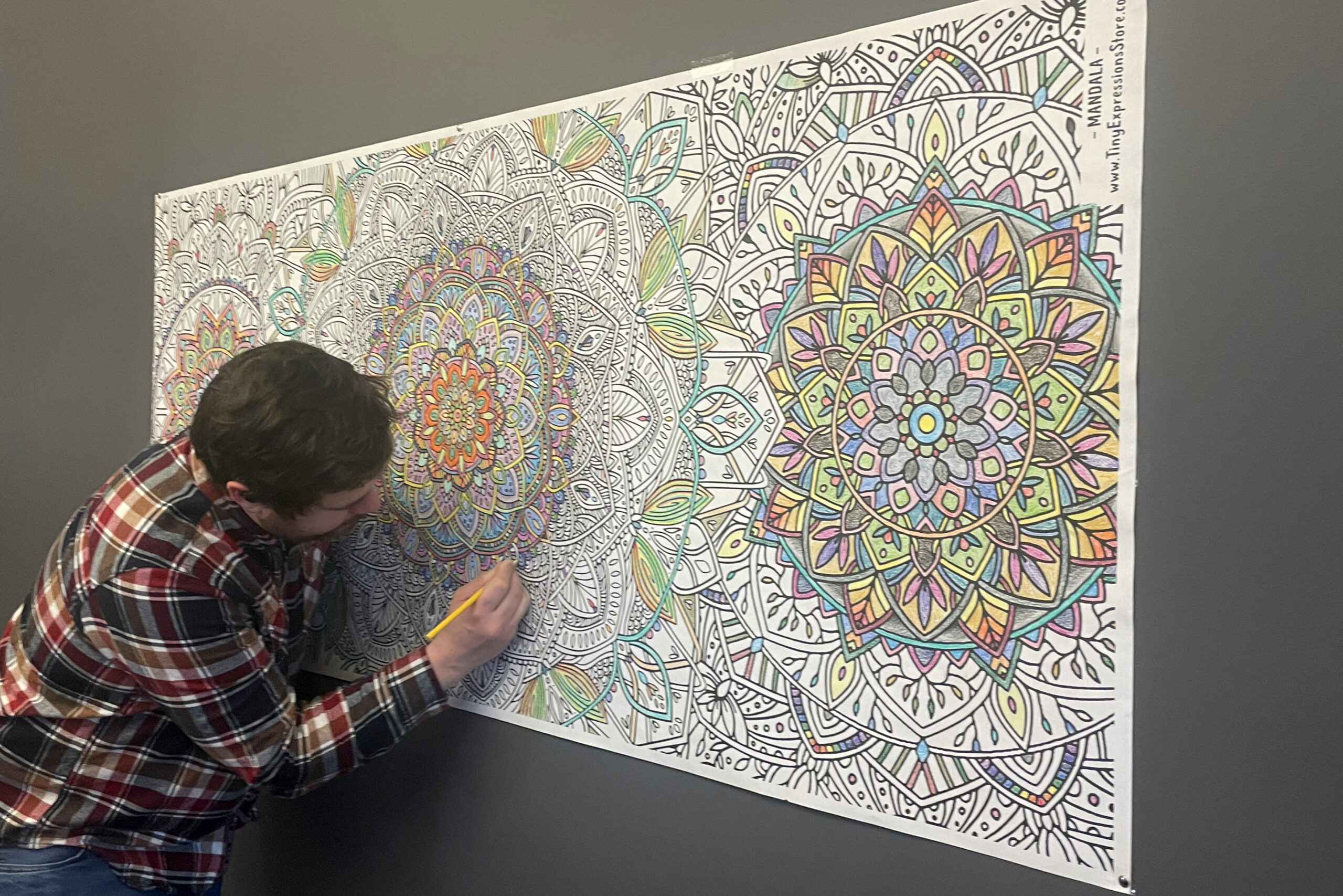 Given and Associates | Office-Wide Mandala Coloring
