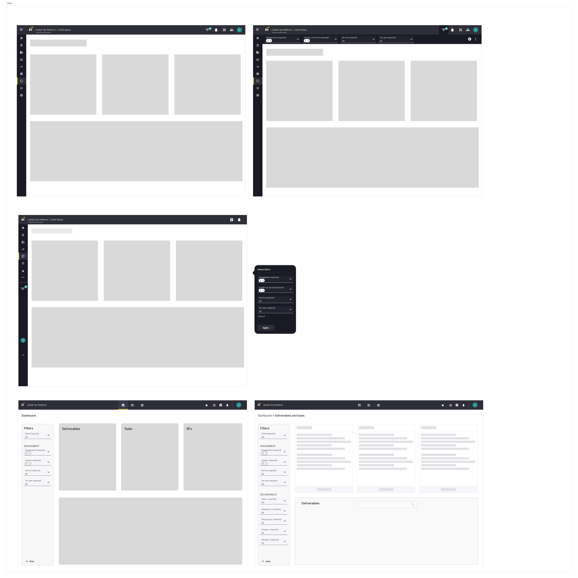 folio - Global filters