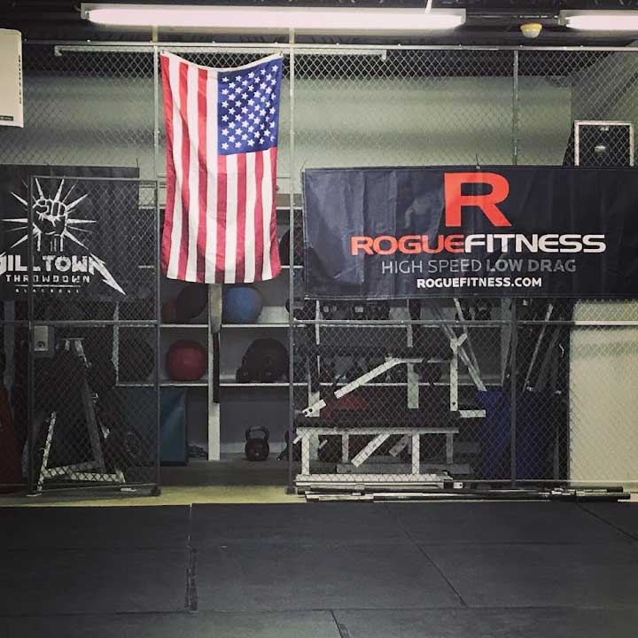 Rogue Fitness Logo Flag