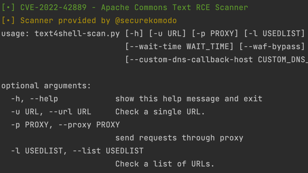 text4shell-scan: A fully automated scanner for finding CVE-2022-42889 | Redline Cyber Security