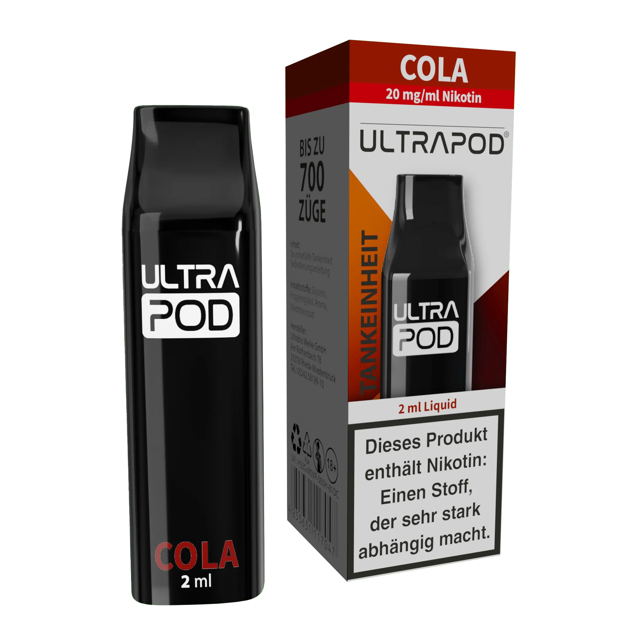 ULTRAPOD - Innovatives Pod-System und einweg eZigarette von Ultrabio ...