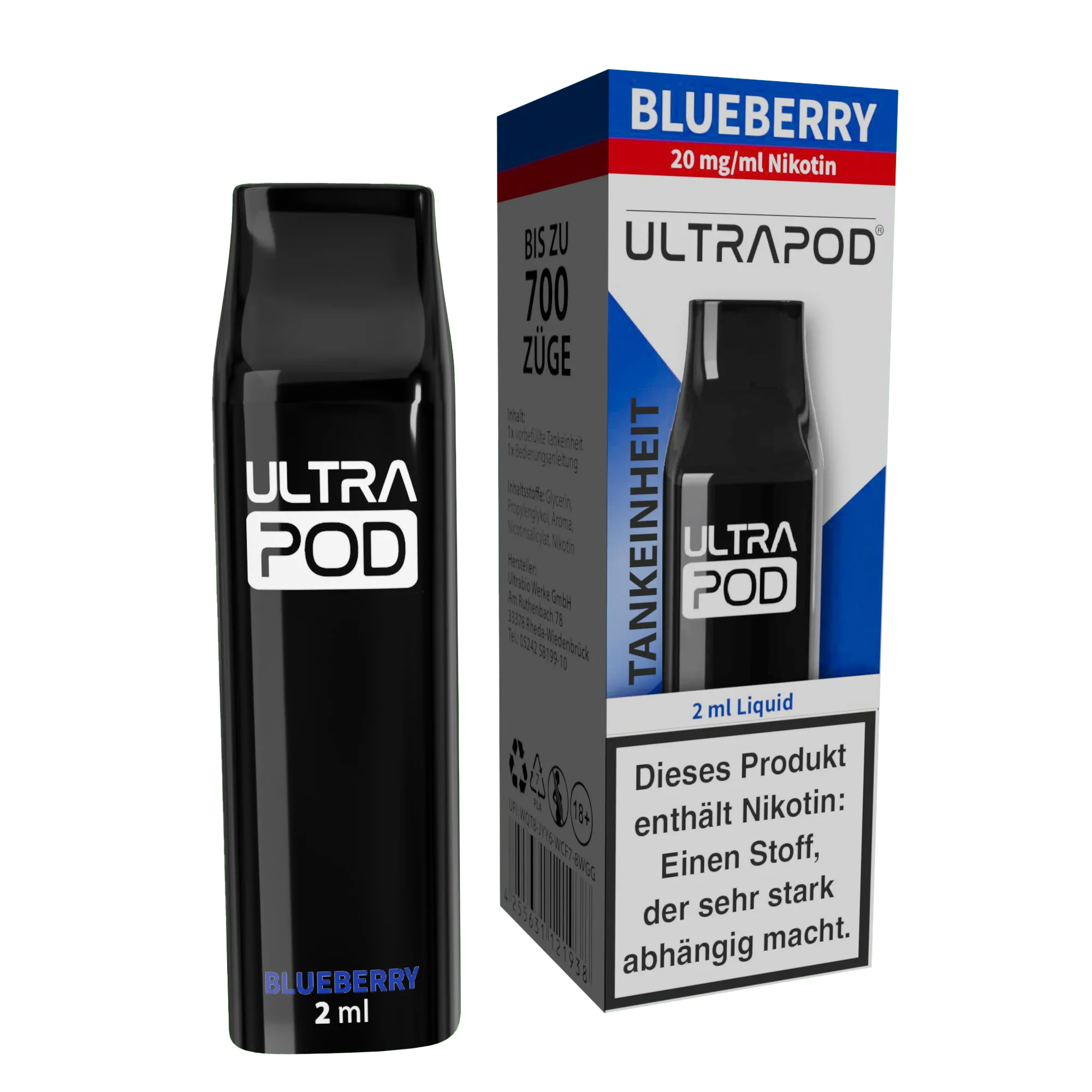 ULTRAPOD - Innovatives Pod-System und einweg eZigarette von Ultrabio ...
