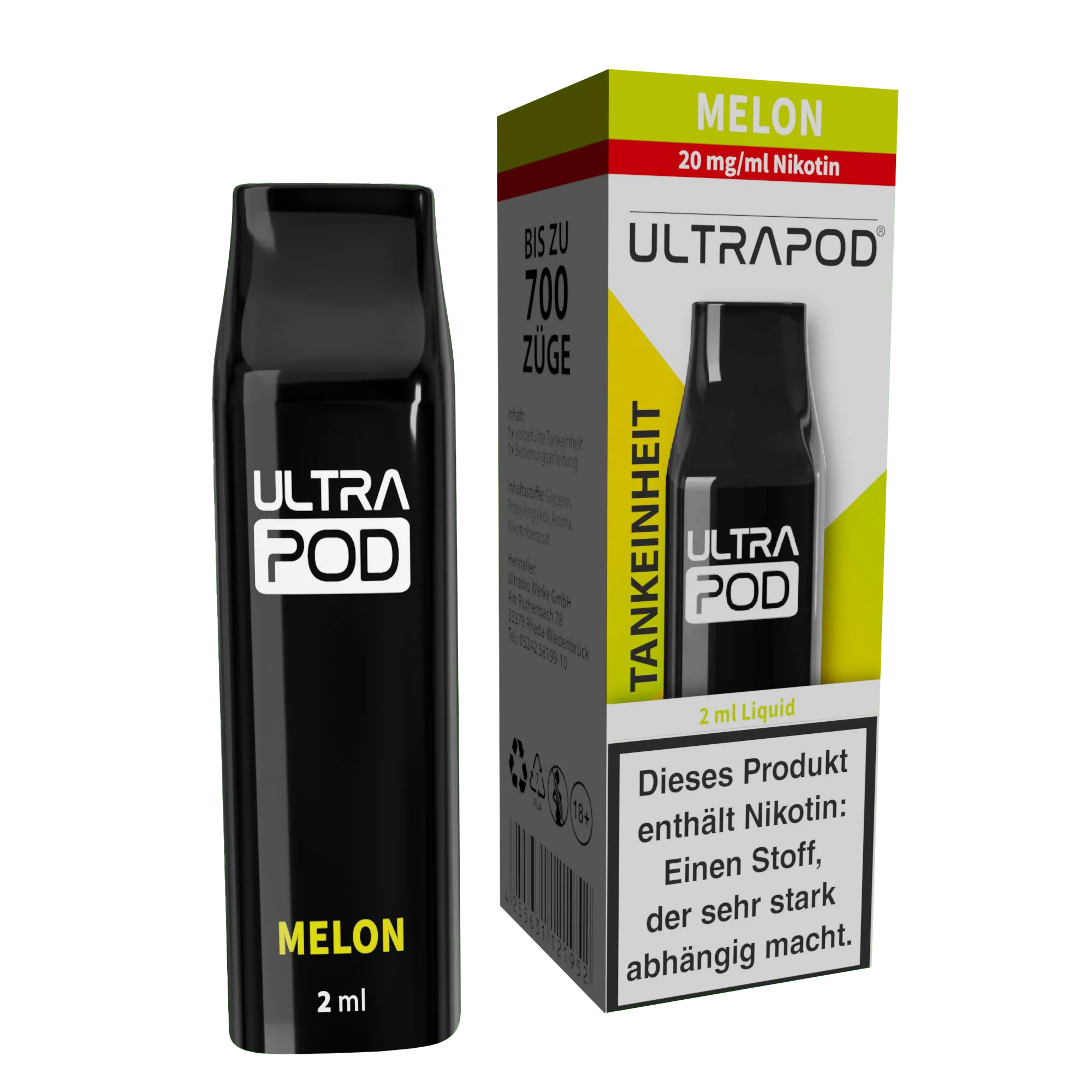 ULTRAPOD - Innovatives Pod-System und einweg eZigarette von Ultrabio ...