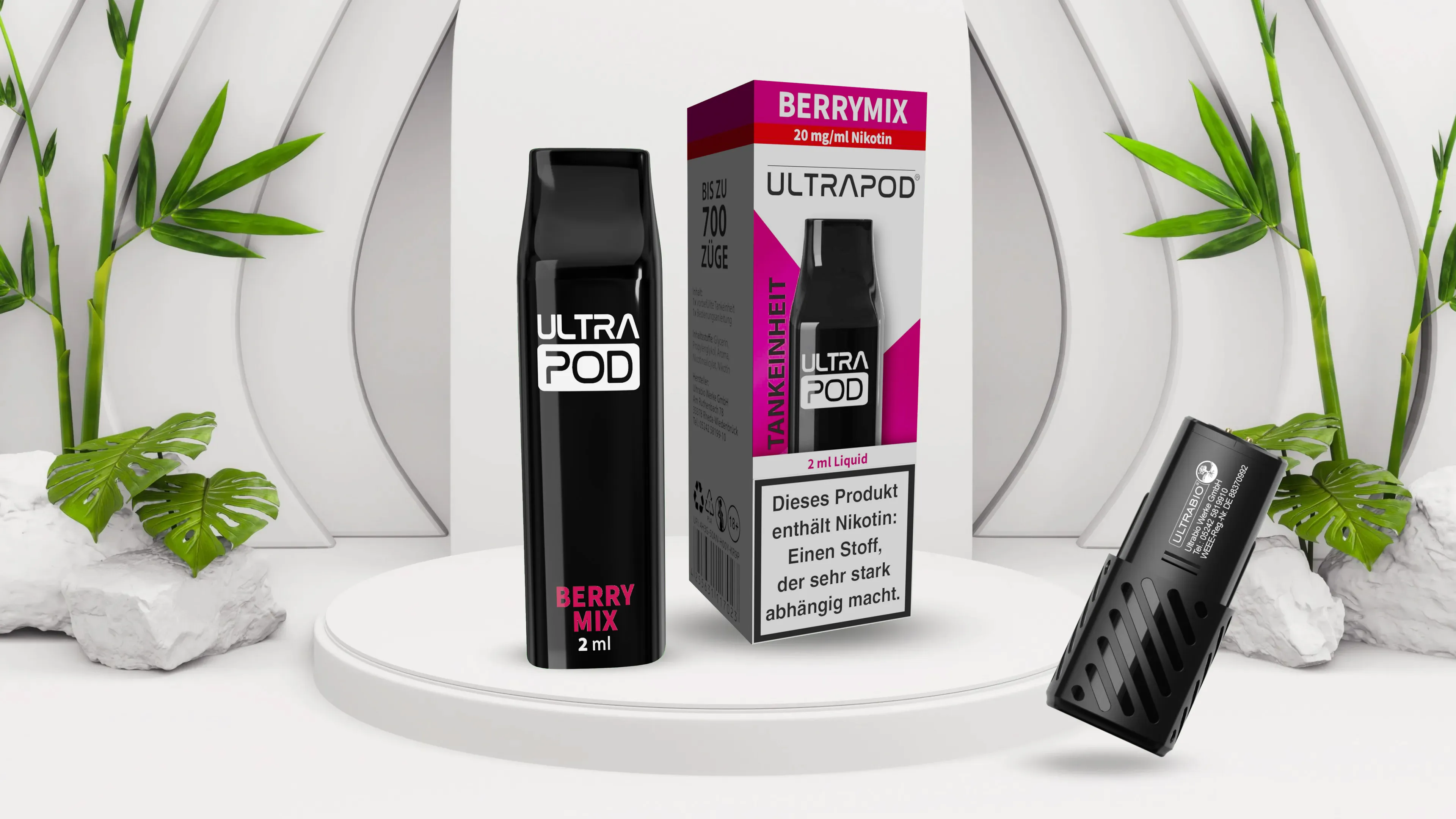 ULTRAPOD - Innovatives Pod-System und einweg eZigarette von Ultrabio ...