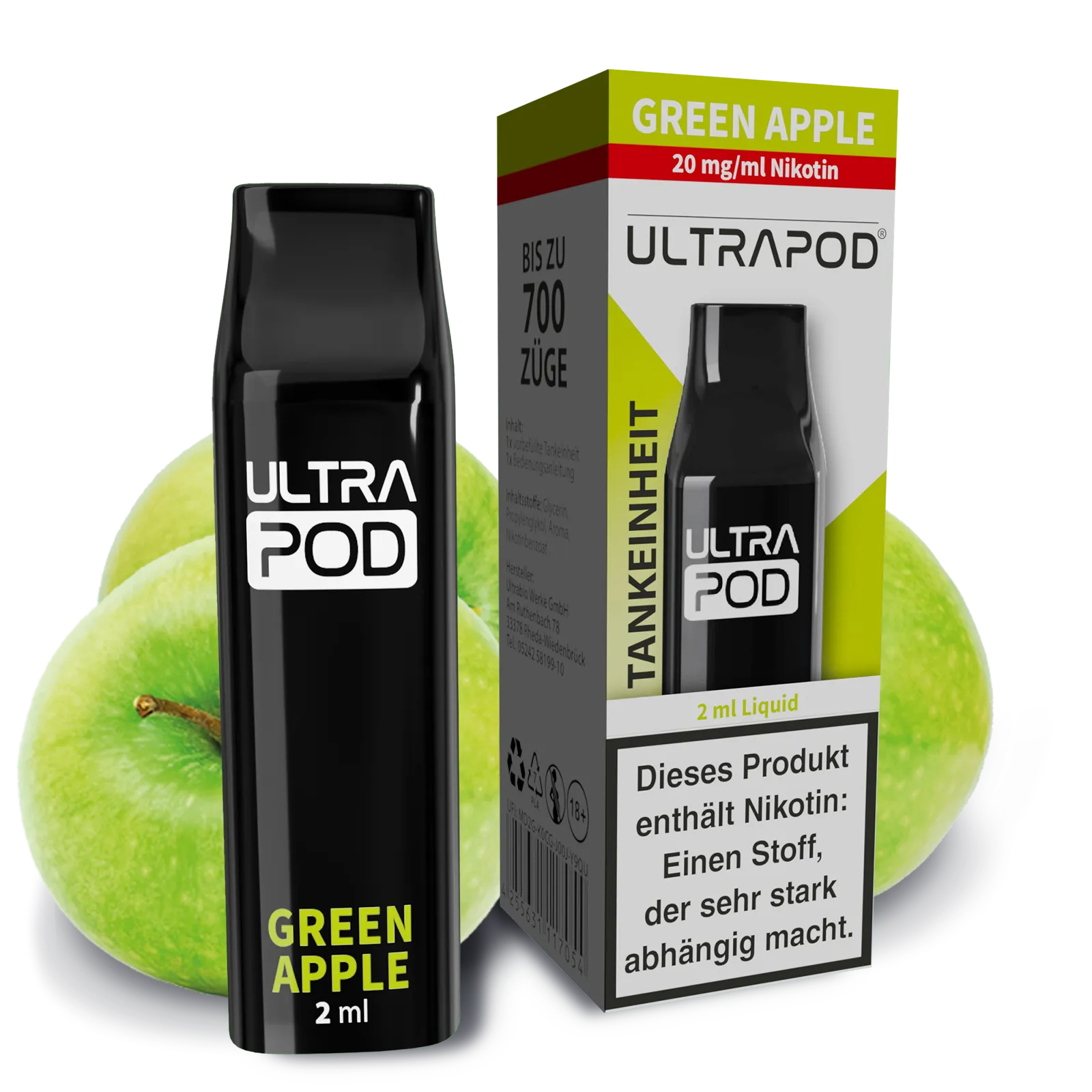 ULTRAPOD - Innovatives Pod-System und einweg eZigarette von Ultrabio ...