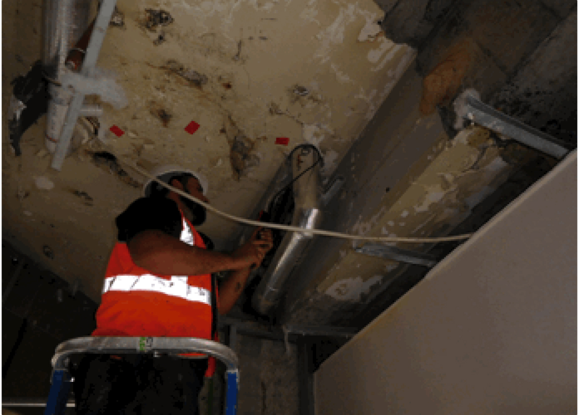 Leak detection investigation for Hotel