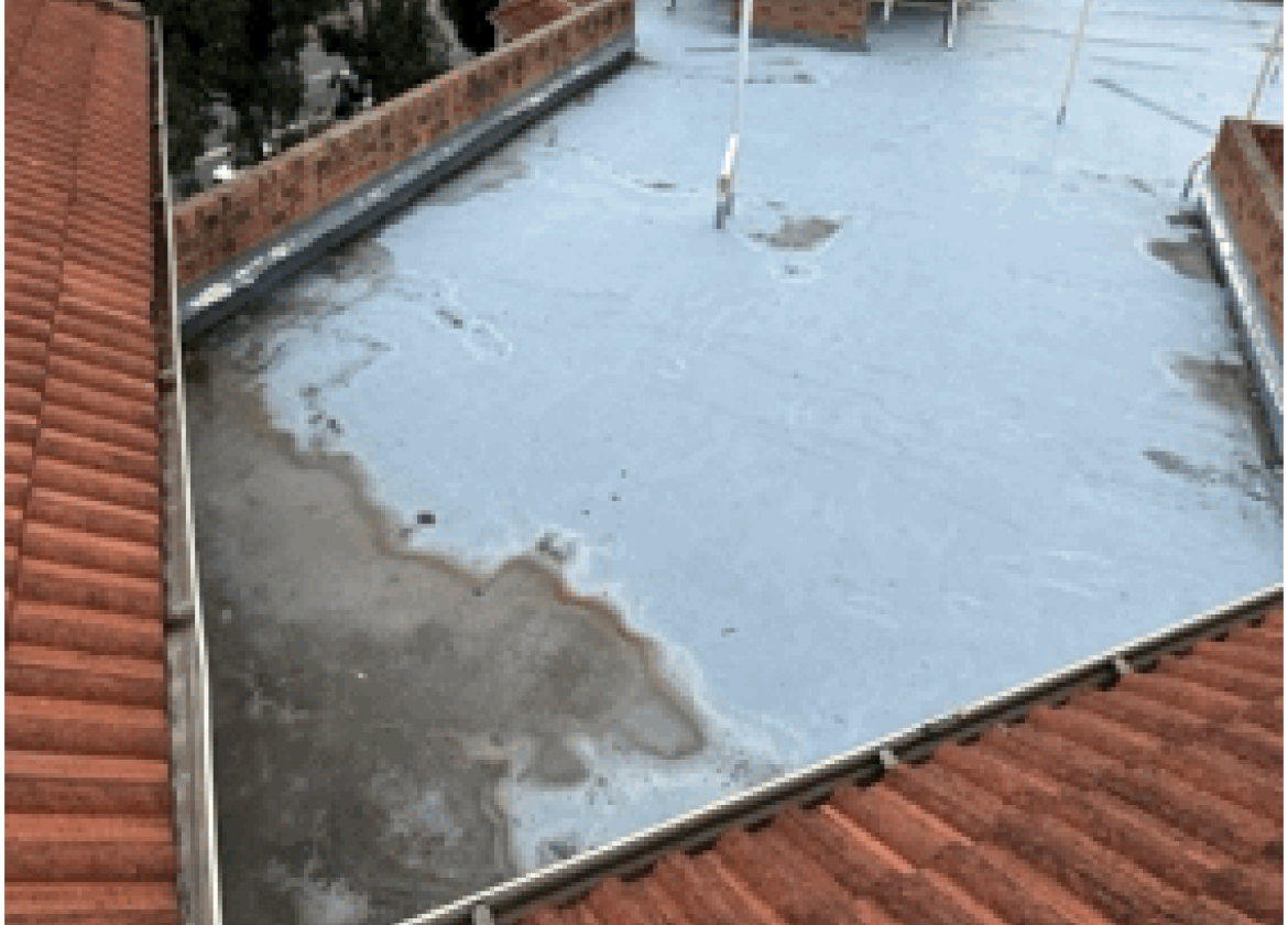 Rectifying existing waterproofing membrane