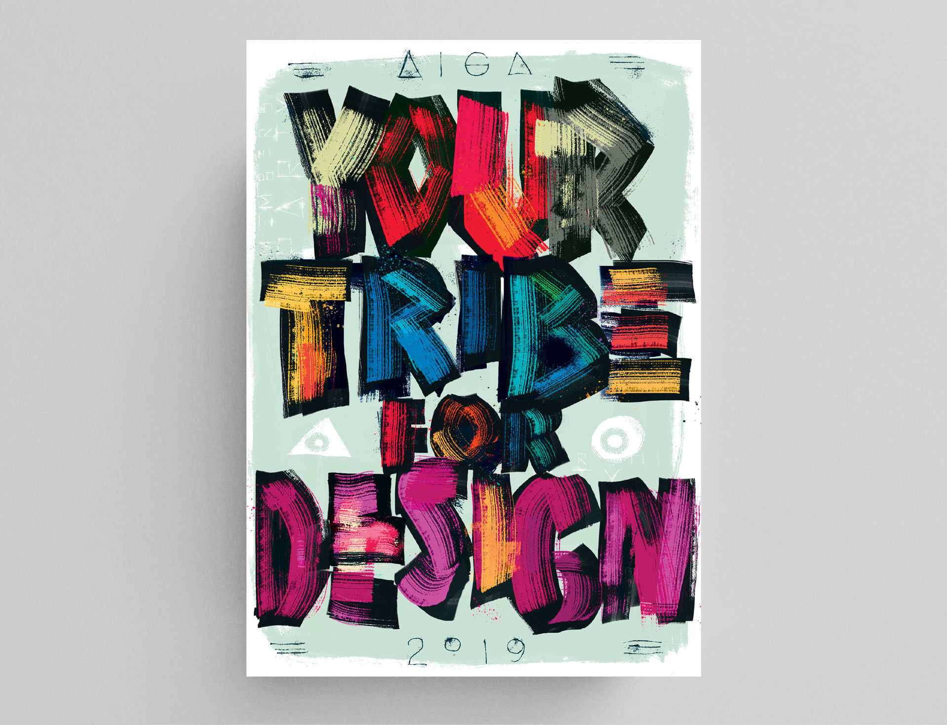 AIGA mailer ~ Visual Identity by Jose Montoto