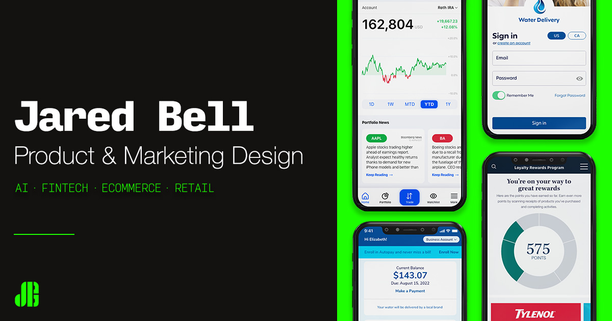 Jared Bell - Product Design