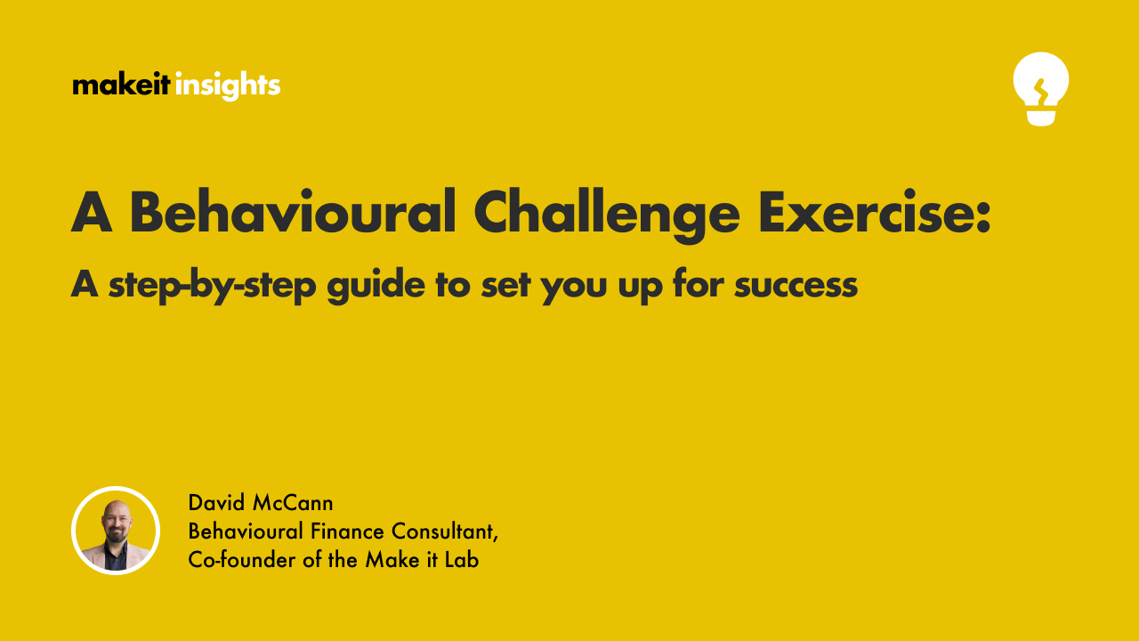 A Behavioural Challenge Exercise: A step-by-step Guide to set you up ...