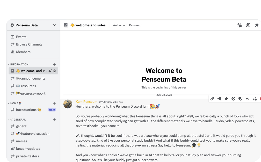 Penseum - Your AI-Powered Study Partner