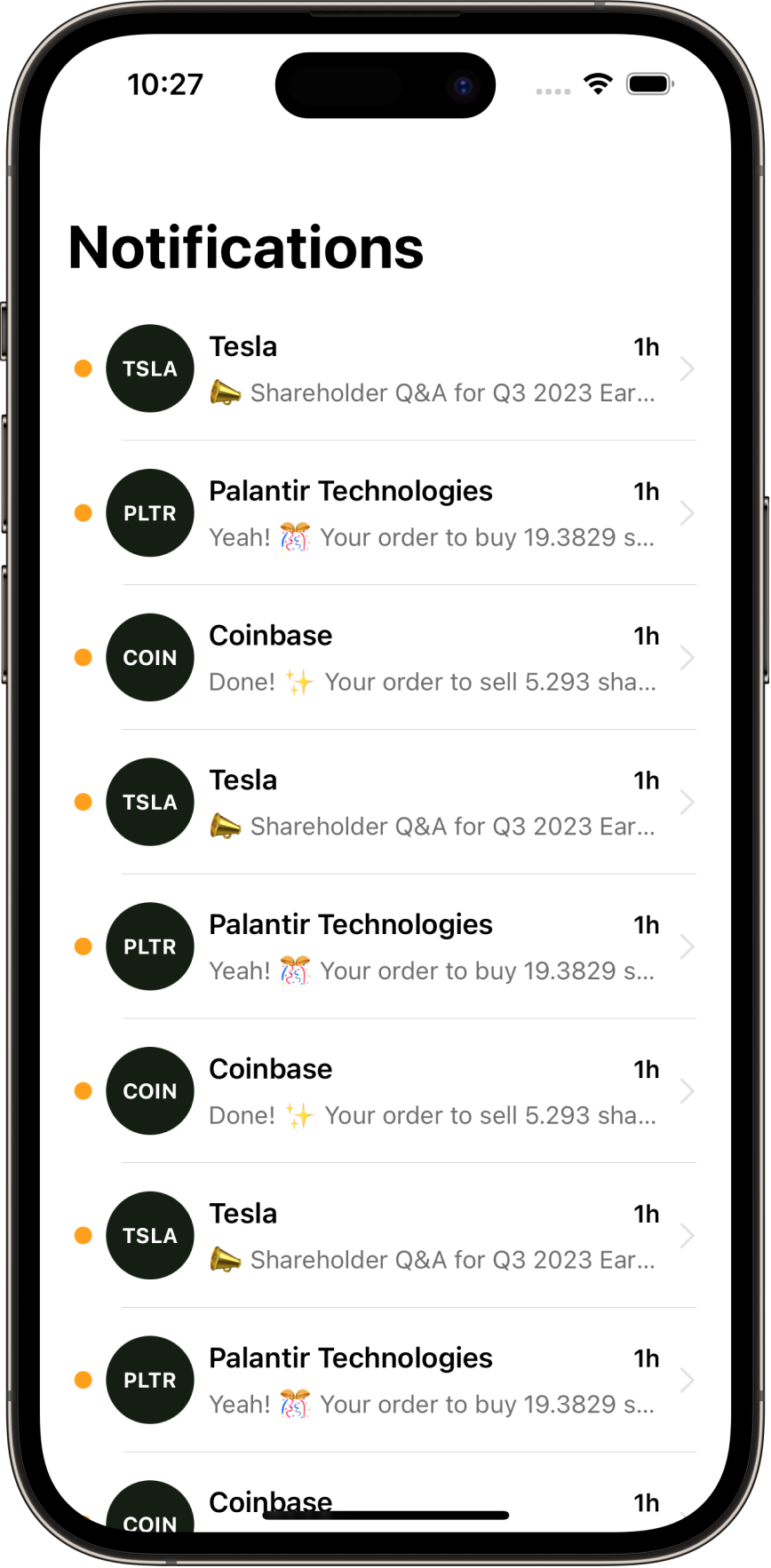 Basics Template Notifications