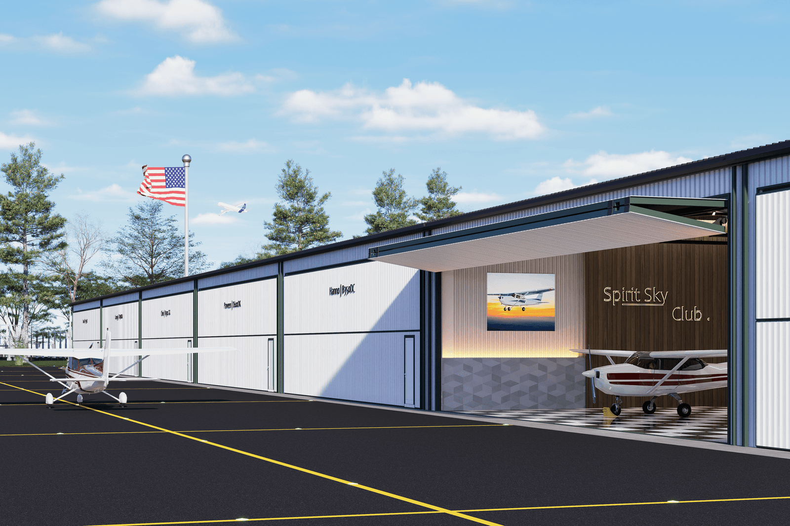 Spirt Sky Club - Luxury Aviation Hangars