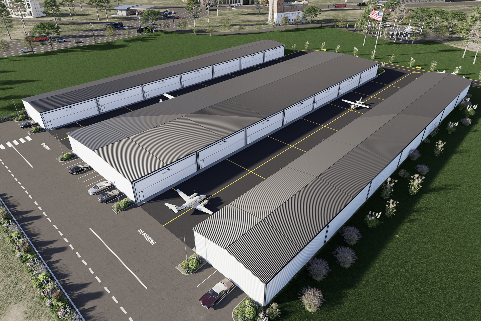 Shared Suite - Spirit Sky Club - Luxury Aviation Hangars