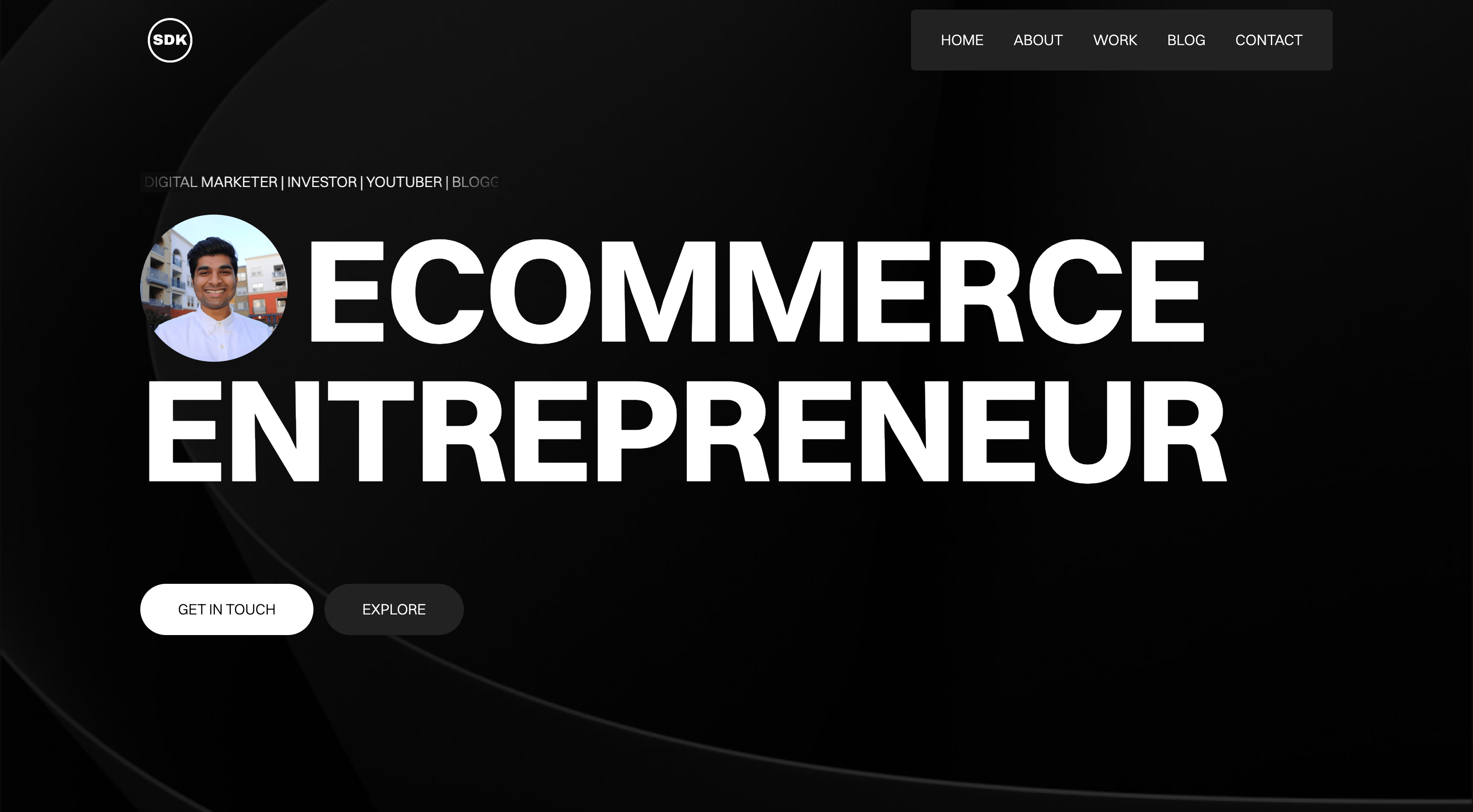 Shivank Dinesh Kumar's Portfolio Website