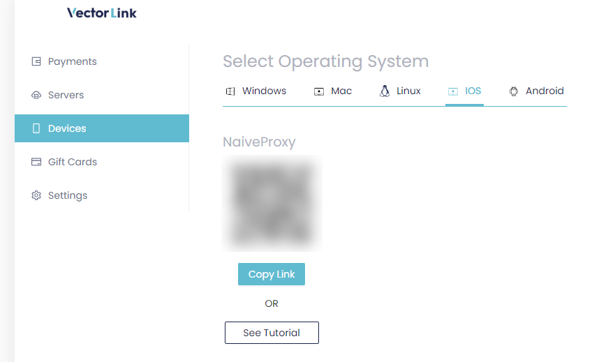 Vector Link - iOS NaiveProxy Manual Setup Guide