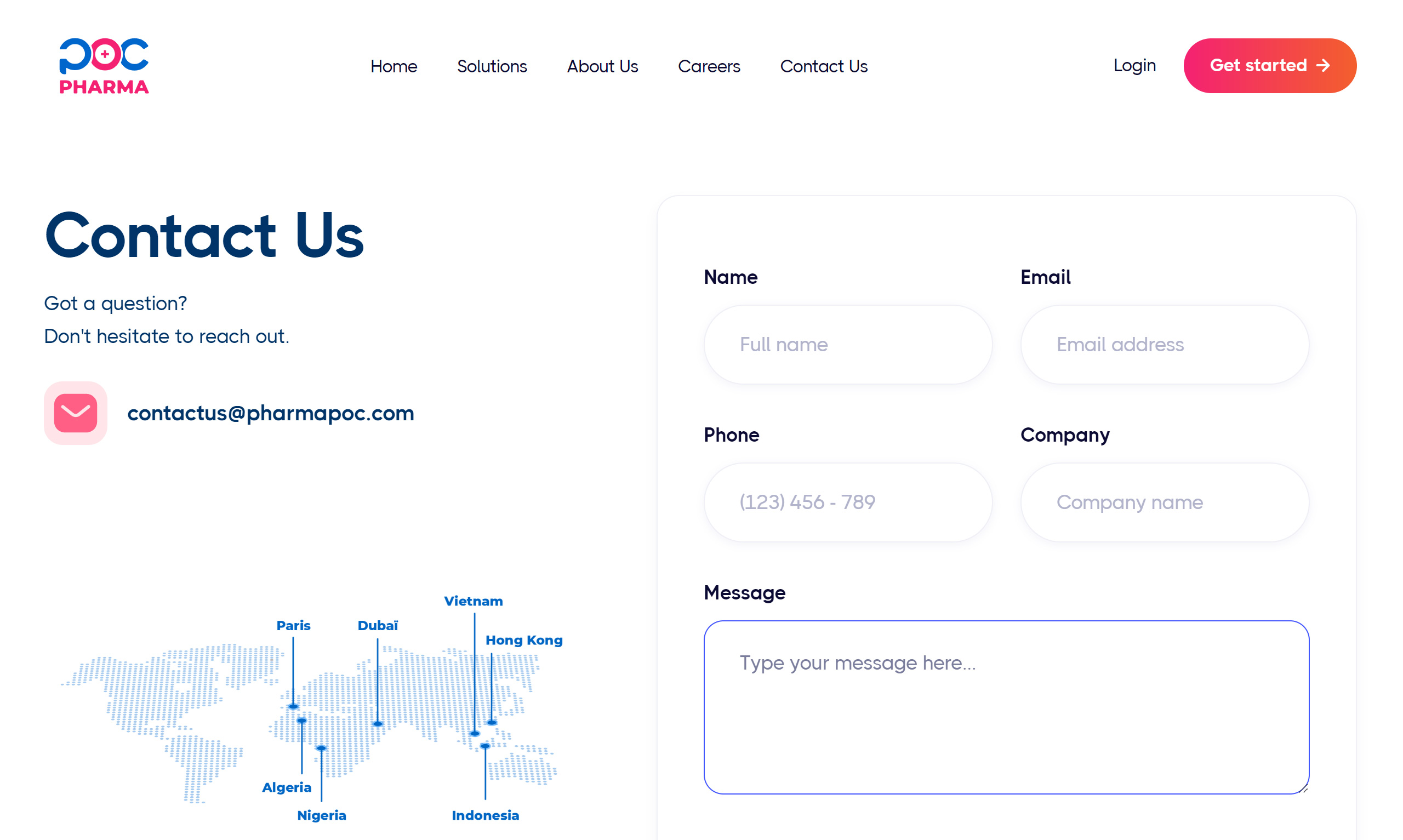 Contact our Sales Team | POC Pharma