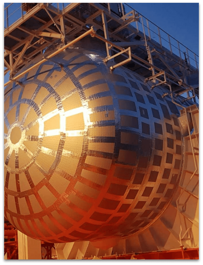 LNG Fuel/Bunker Tank Panel Systems