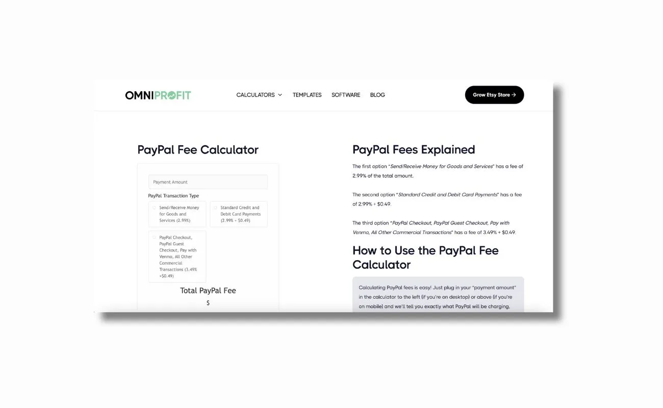 PayPal Fee Calculator 2023 