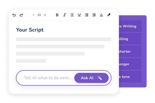 Youtube Script Generator | Maekersuite