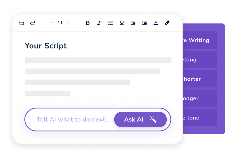 Youtube Script Generator | Maekersuite