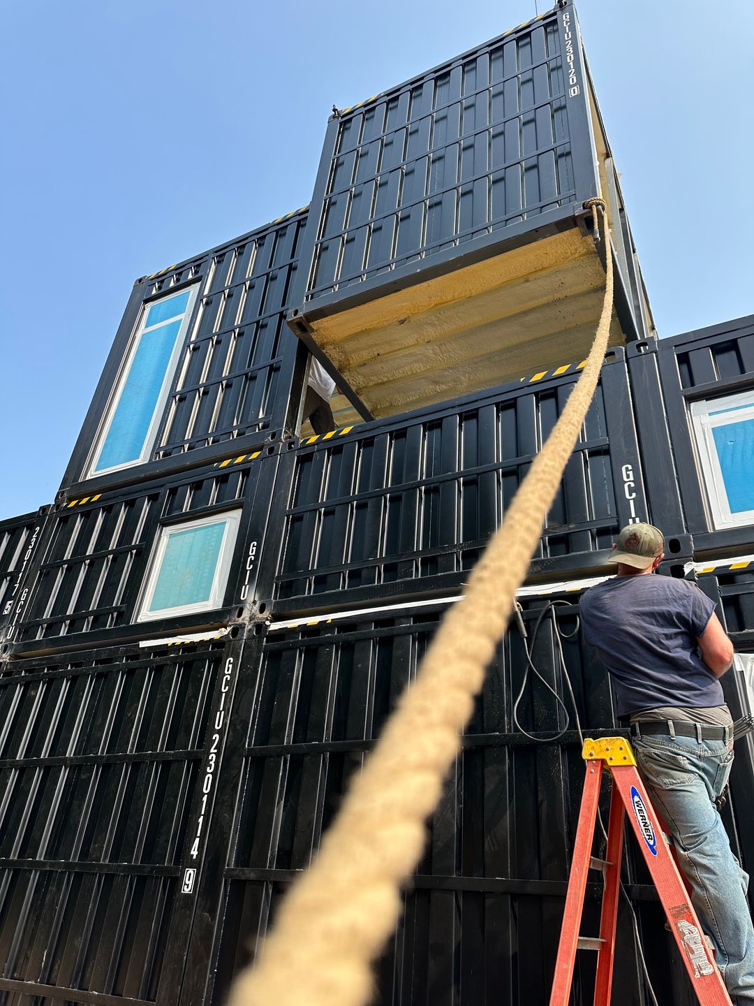 WIP Container builds | Hamptons Bay Container Home