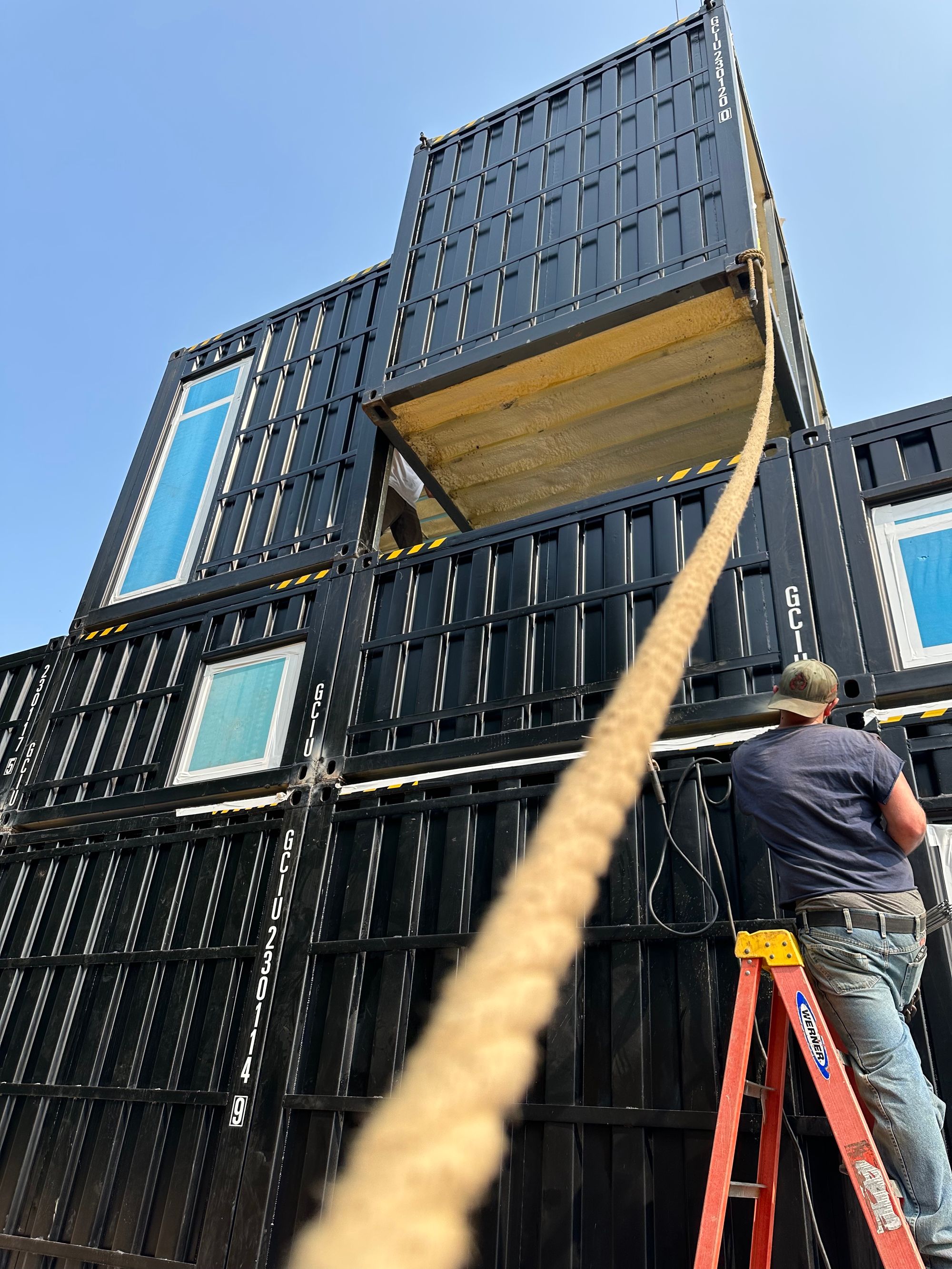 WIP Container builds | Hamptons Bay Container Home