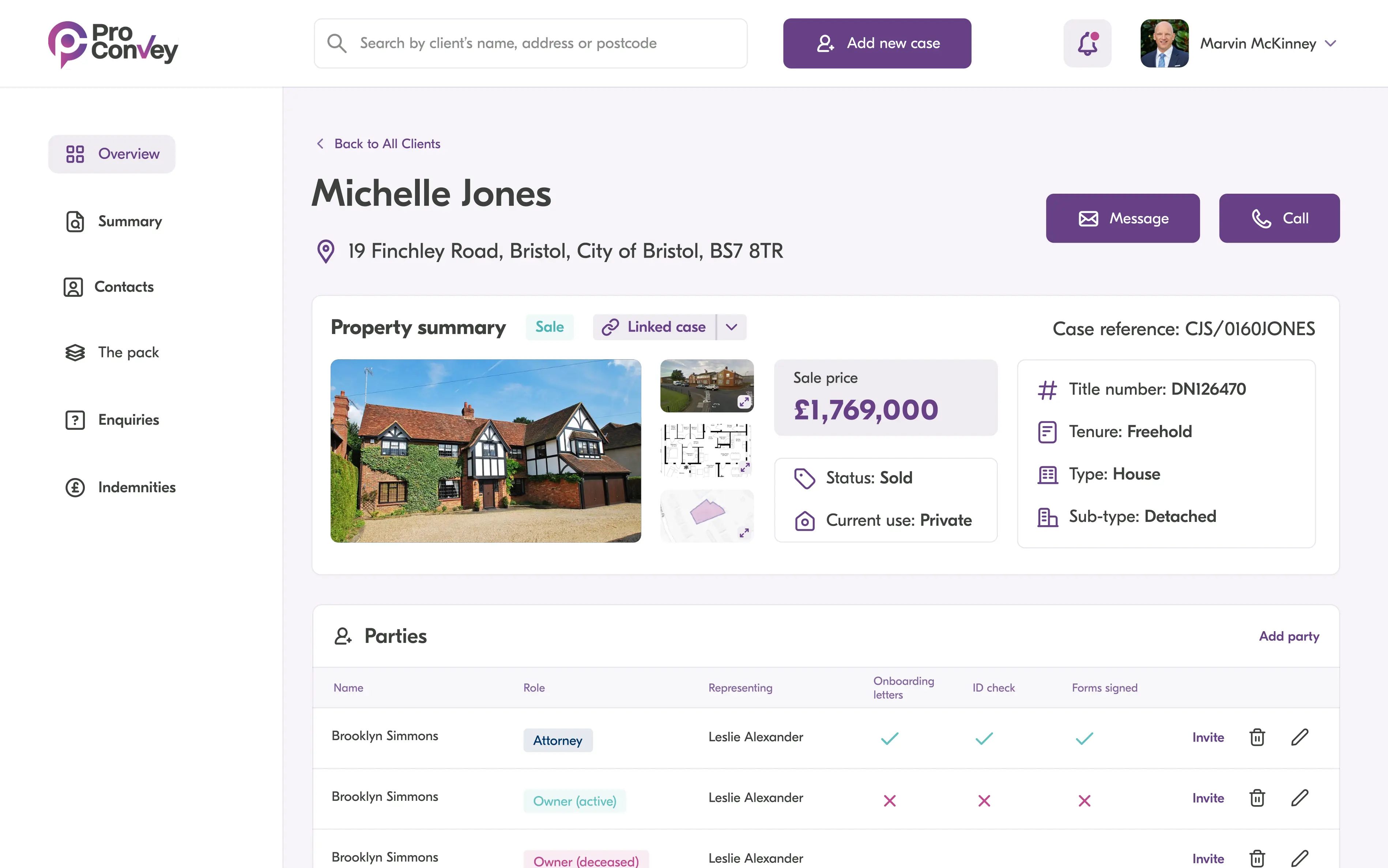 ProConvey | Conveyancing onboarding software