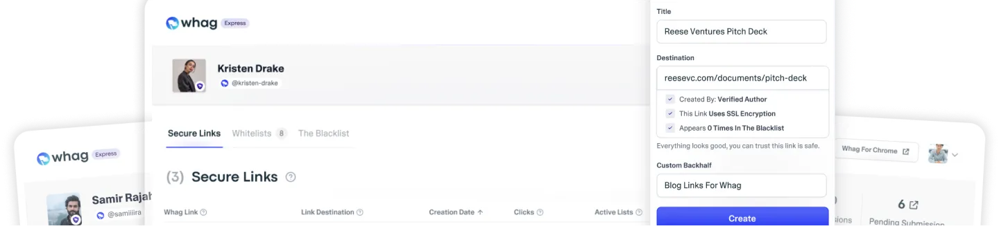 Whag: Advanced Link Security & URL Checker