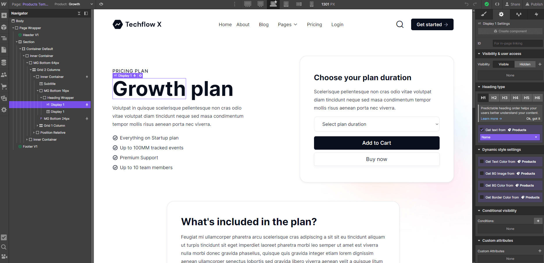 Start Here - Techflow X - Webflow Ecommerce website template