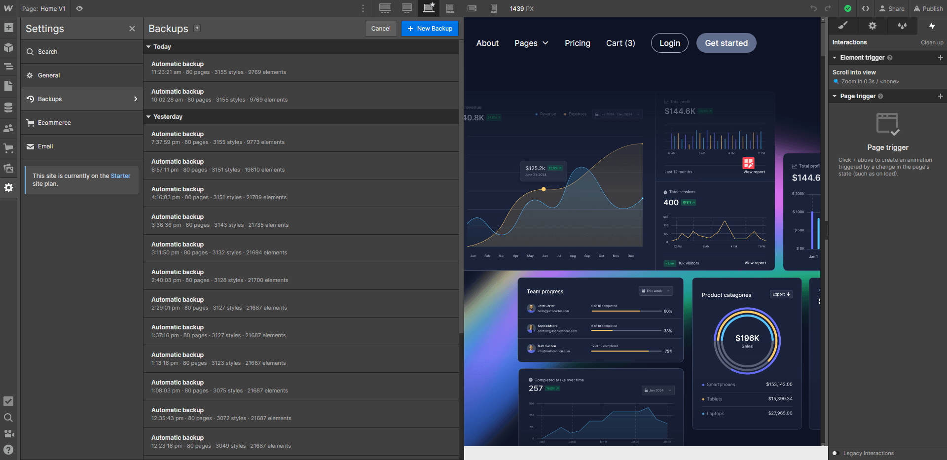 Start Here - Darktech X - Webflow Ecommerce website template