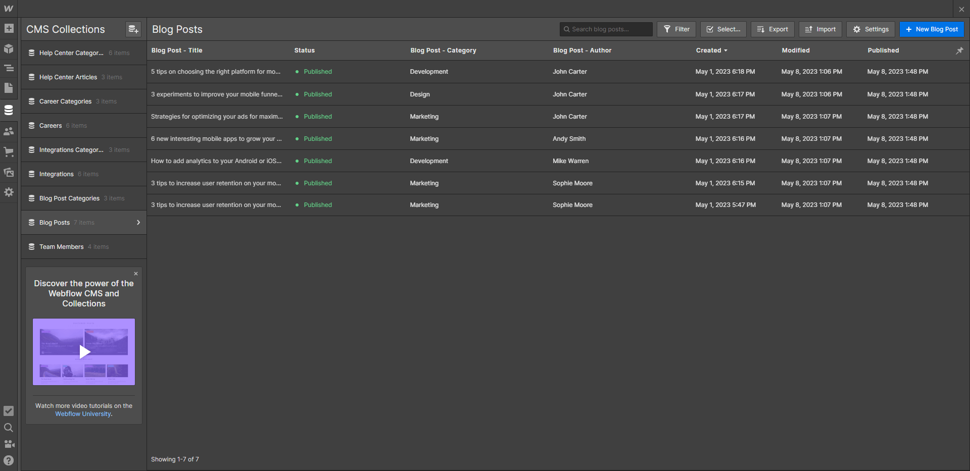 Start Here - Darktech X - Webflow Ecommerce website template
