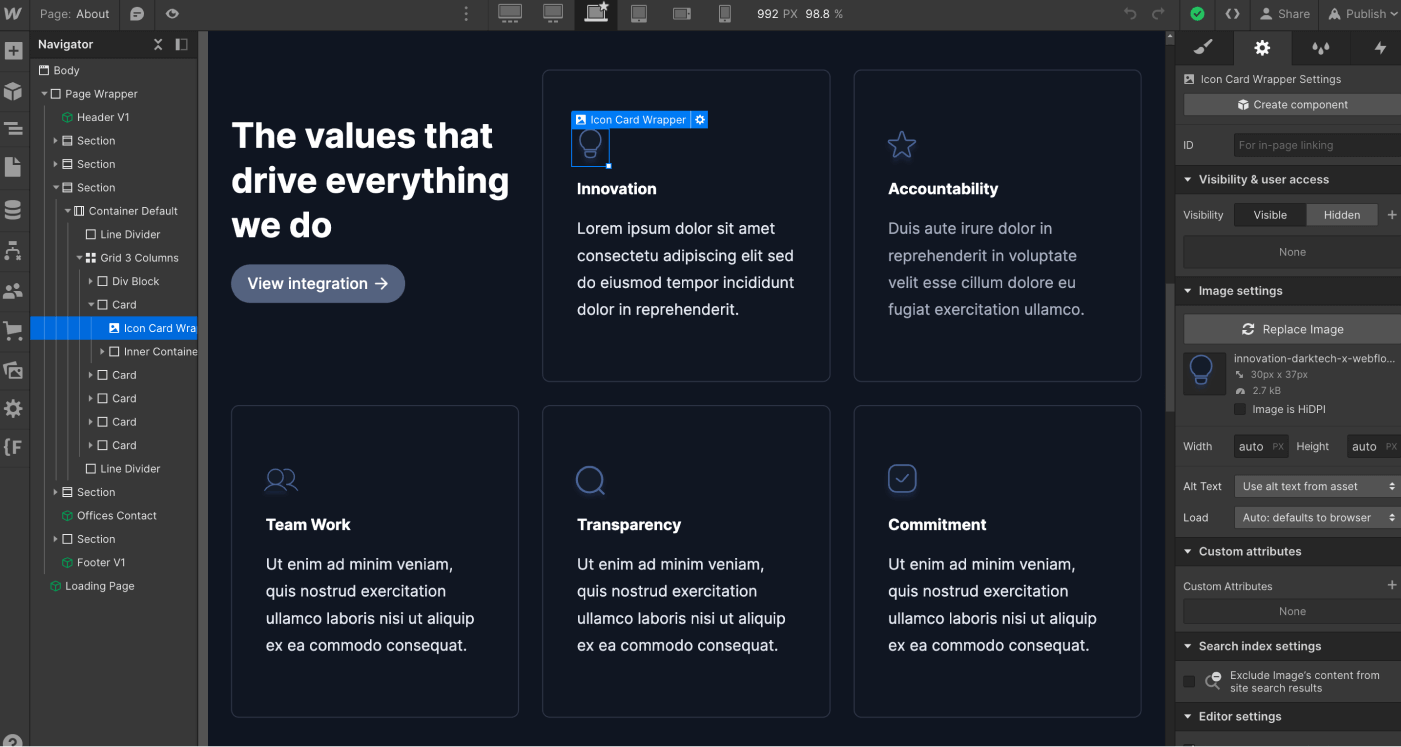 Start Here - Darktech X - Webflow Ecommerce website template