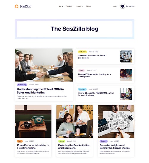 SasZilla - Webflow Ecommerce website template