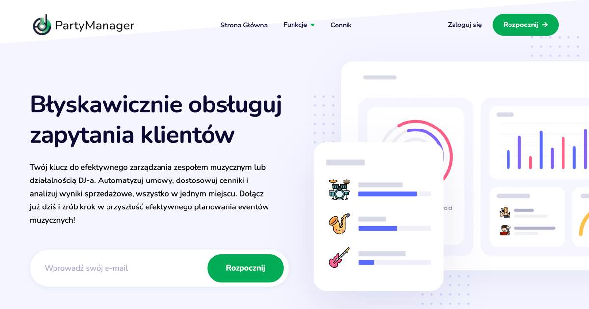Party Manager - Zaawansowane Narzędzie dla Zespołów Muzycznych i DJ-ów
