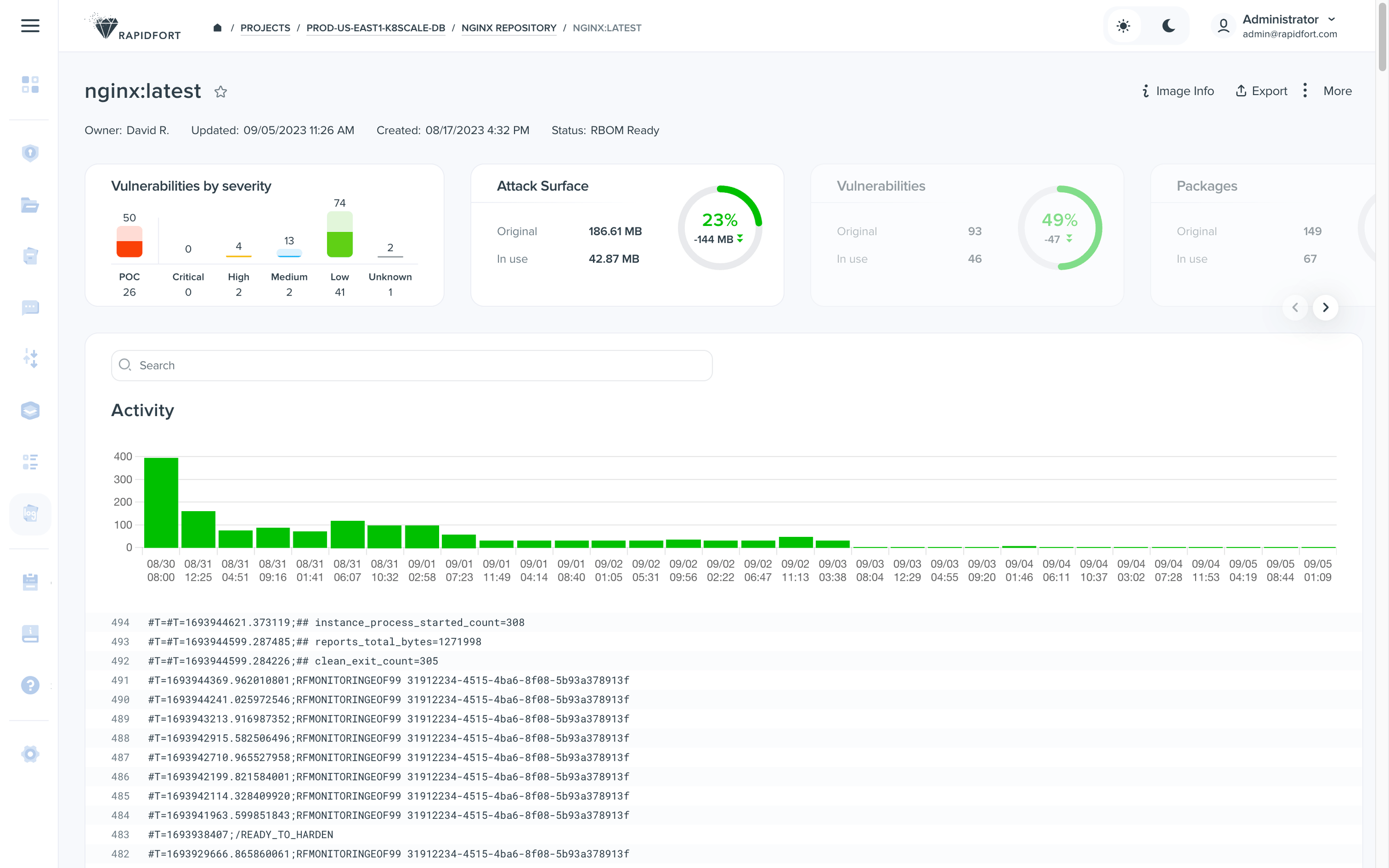 Rapidfort Runtime Protection