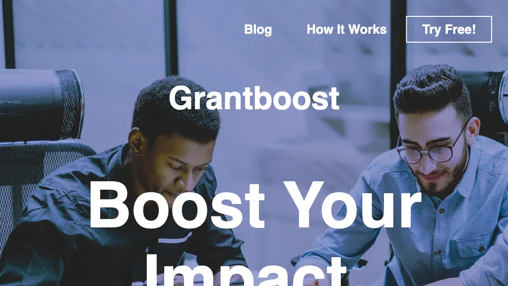 Grantboost Full Review & Comparisons | Nextool.ai