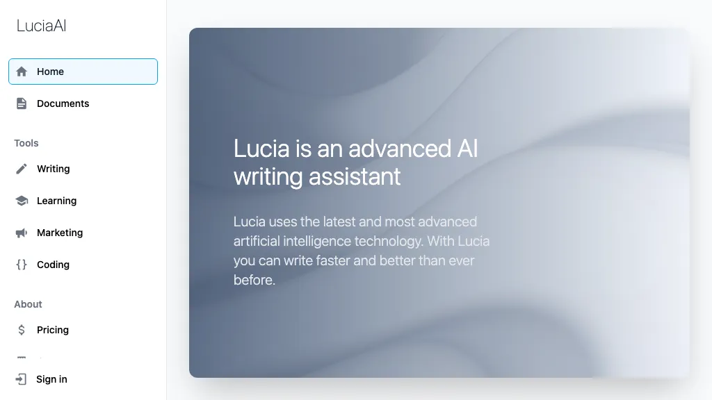 LuciaAI Full Review & Comparisons | Nextool.ai