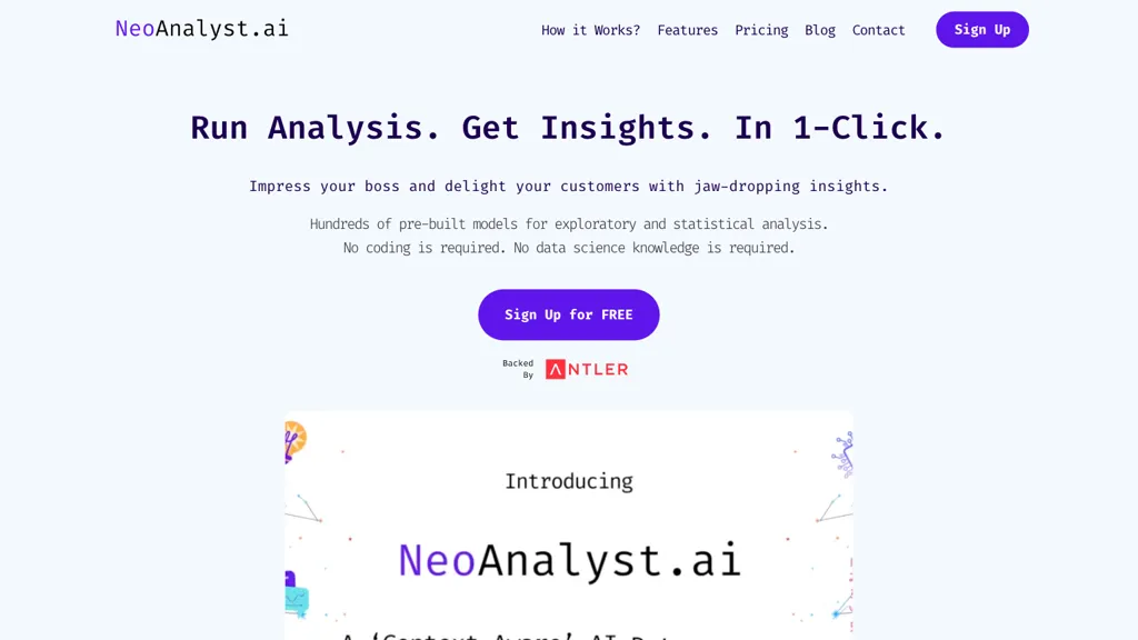 NeoAnalyst Full Review & Comparisons | Nextool.ai