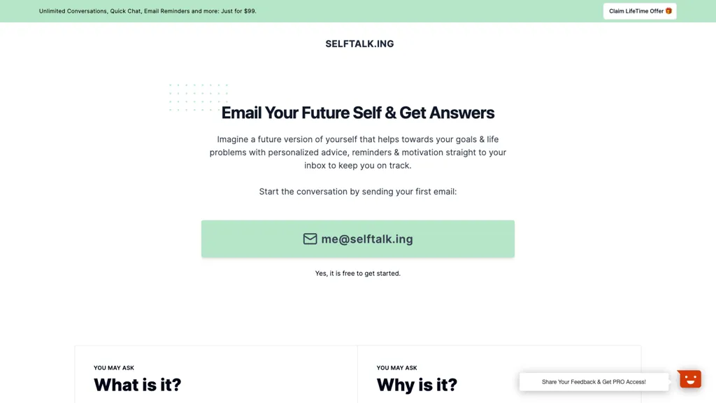 Selftalk.ing Full Review & Comparisons | Nextool.ai