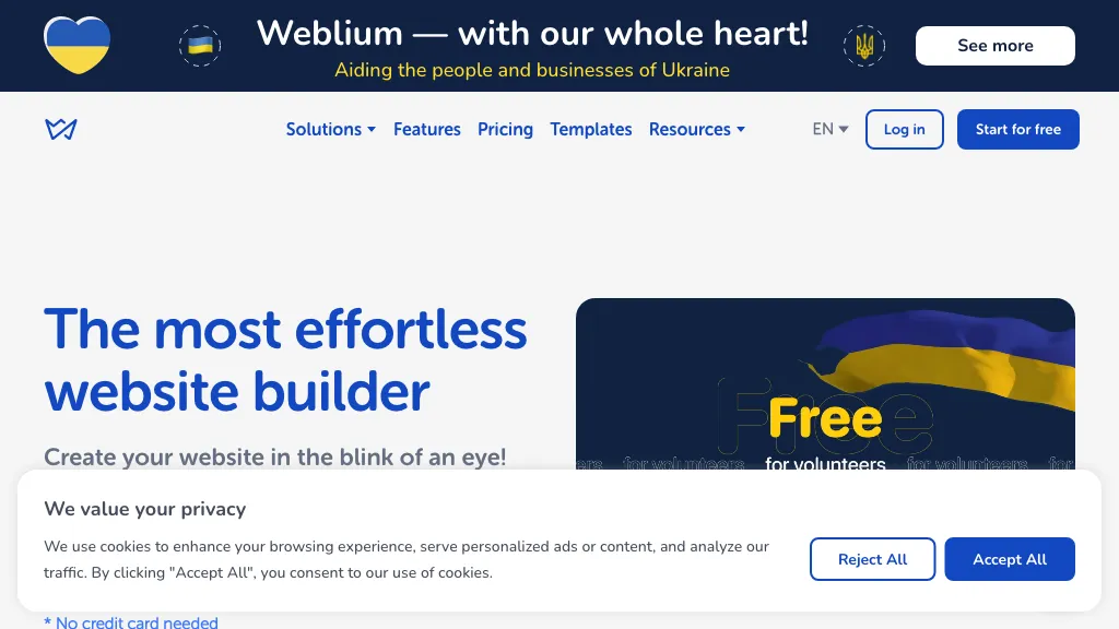 Weblium Full Review & Comparisons | Nextool.ai