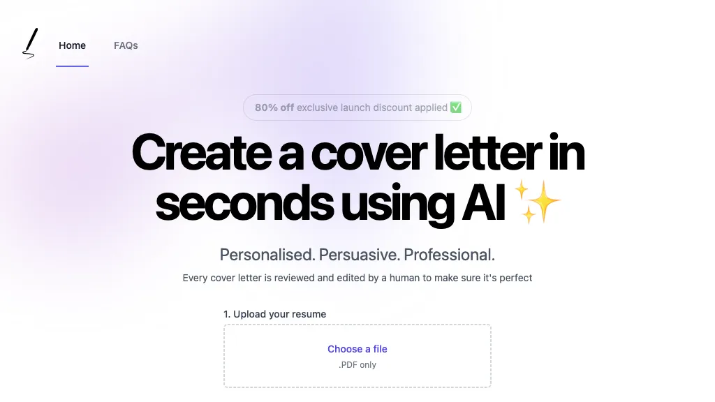 Write Me A Cover Letter Full Review & Comparisons | Nextool.ai