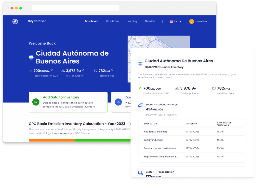CityCatalyst | Empowering Cities Sustainability Through AI & Next-gen Climate Tools