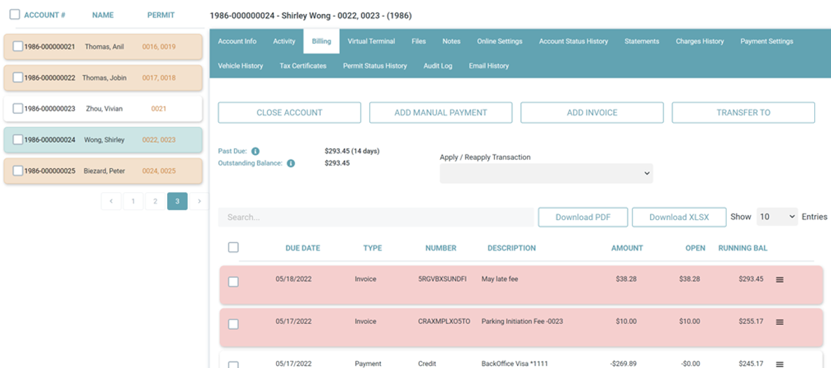 Parking Base - Permit Manager