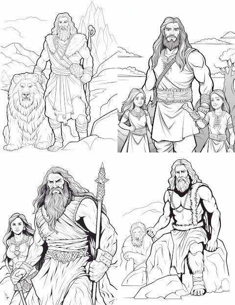 Color Craftables | Coloring Pages | Prehistoric & Cavemen - Ancient ...