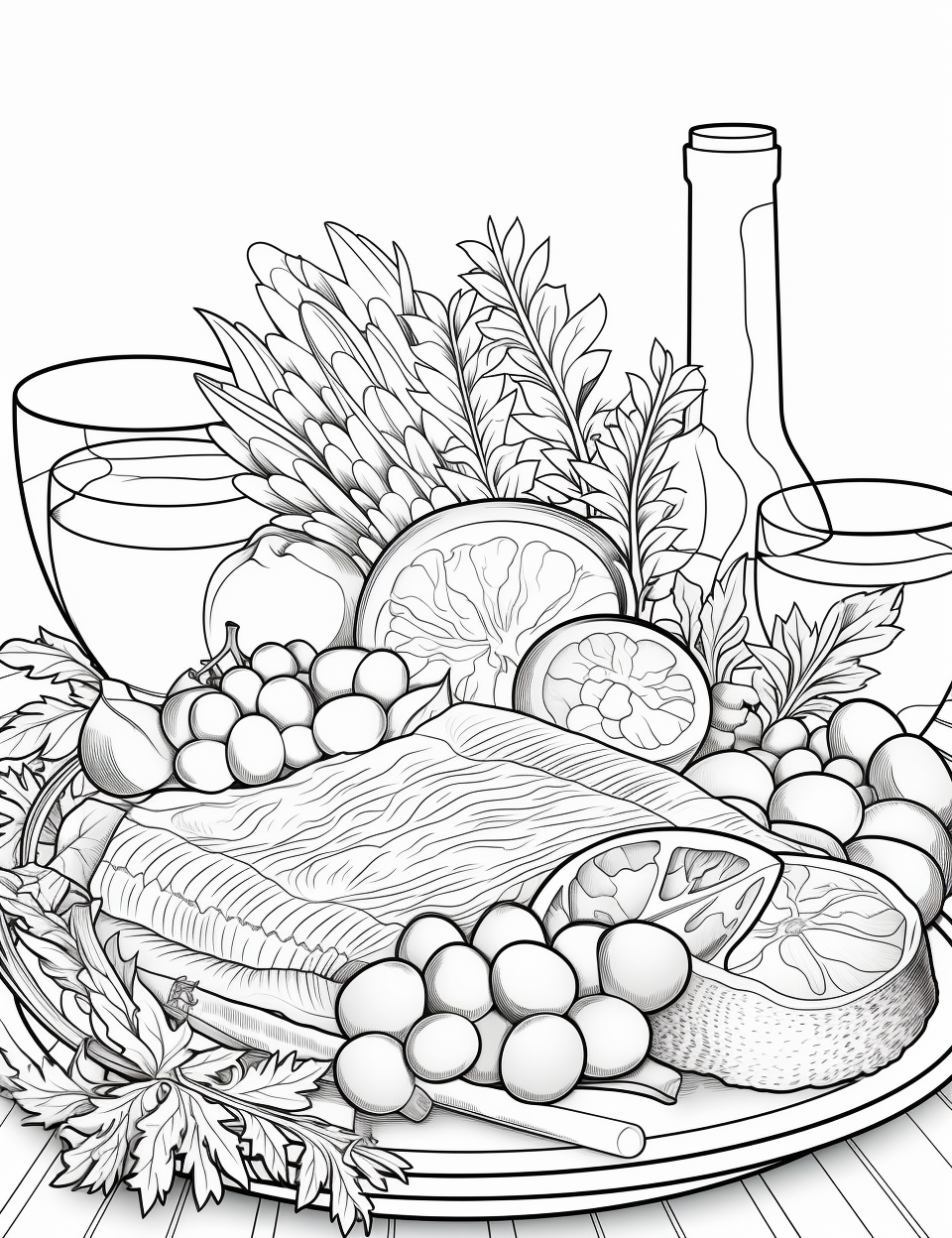 Color Craftables | Coloring Pages | Food & Beverage - Meals - Soups