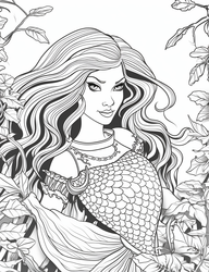Color Craftables | Coloring Pages | Mythical Creatures - Mermaid ...