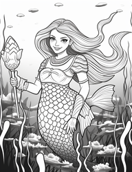 Color Craftables | Coloring Pages | Mythical Creatures - Mermaid ...