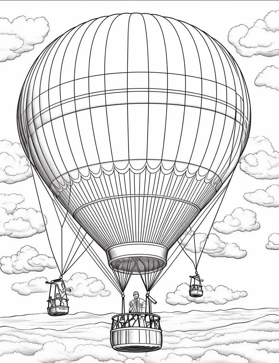 Color Craftables | Coloring Pages | Coloring Pages: Hot Air Balloons ...