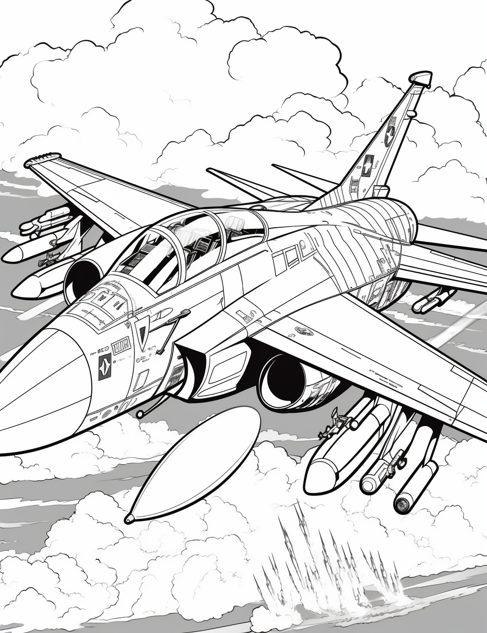 Color Craftables | Coloring Pages | Military & War - Strategies - Air ...